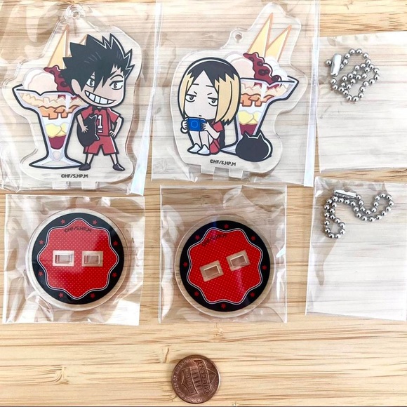 Accessories | Rare Haikyuu Cafe Exclusive Acrylic Stand Keychain Set ...